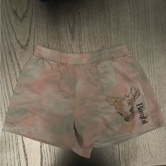 Disney | Shorts | Disney Bambi Womens Pastel Tiedye Shorts | Poshmark